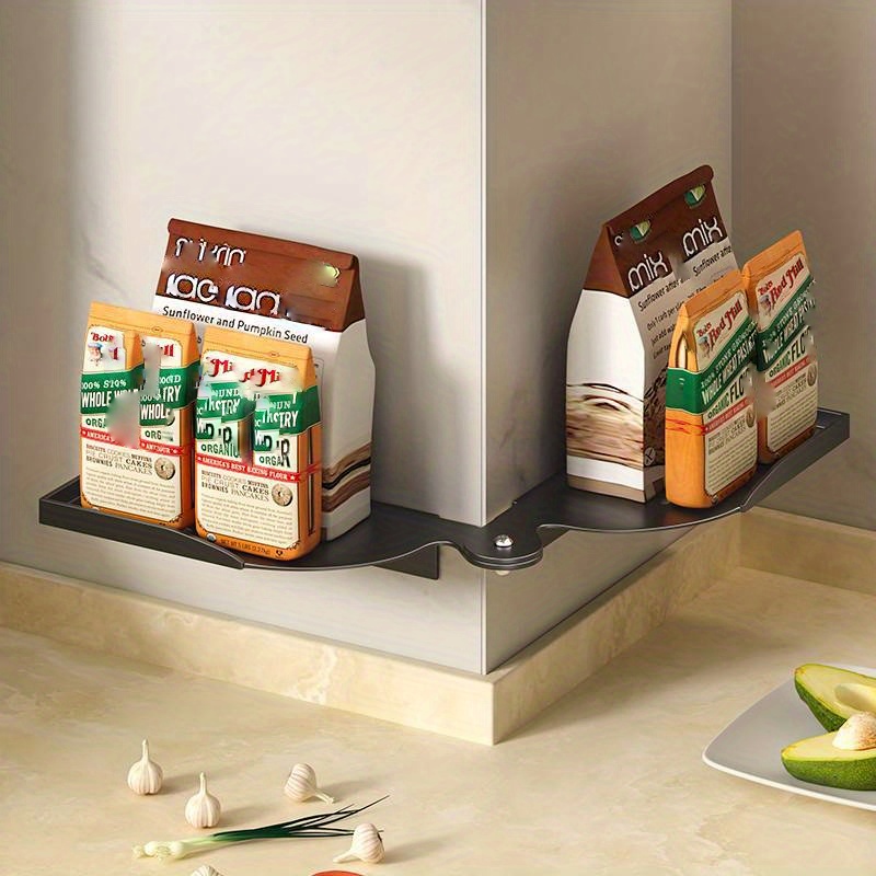 Kitchen Corner Shelf Condiment Seasoning Spice Jar Storage - Temu Canada