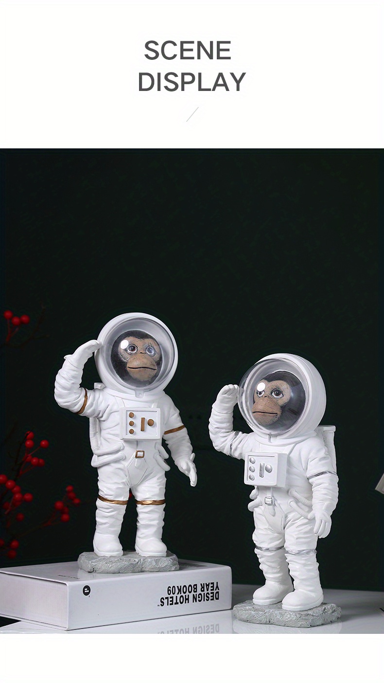 Astronaut Figurine Astronaut Statue Resin Spaceman Sculpture - Temu