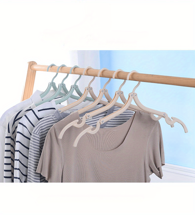 Adjustable Clothes Hanger Rack Adults Kids Wardrobe Hangers - Temu ...