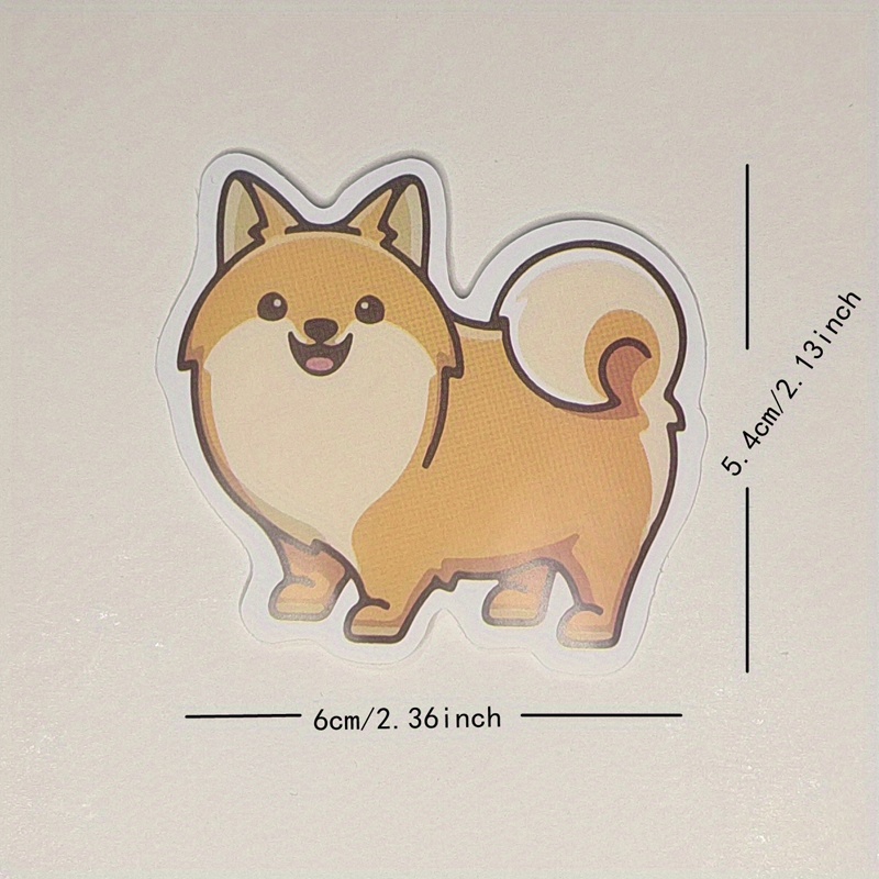 50pcs Cute Cartoon Stickers, Water Cup Stationery Luggage Graffiti ...