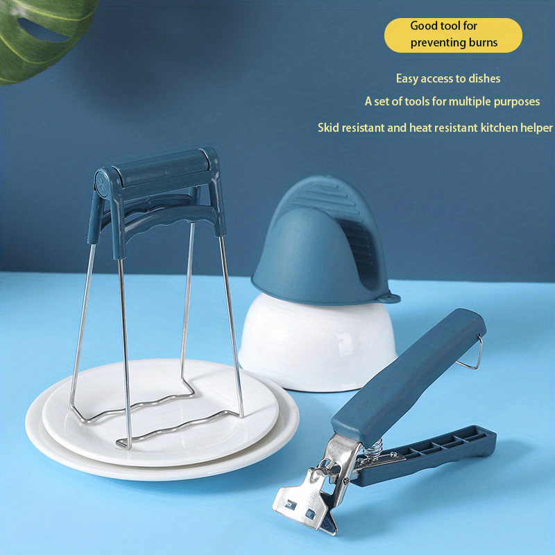 Plate Lifter Hot Pot Tongs Plate Clip Anti scald Pizza Pan - Temu ...