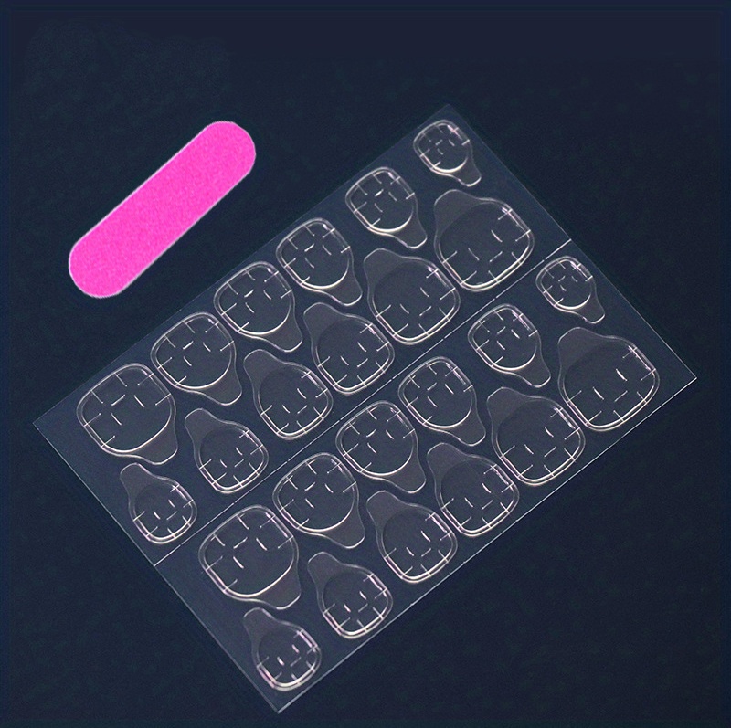 24pcs 누드 핑크 가짜 손톱 블링 글리터 디자인이 있는 컬러 스월 프레스 온 손톱 여성과 소녀를 위한 광 Temu