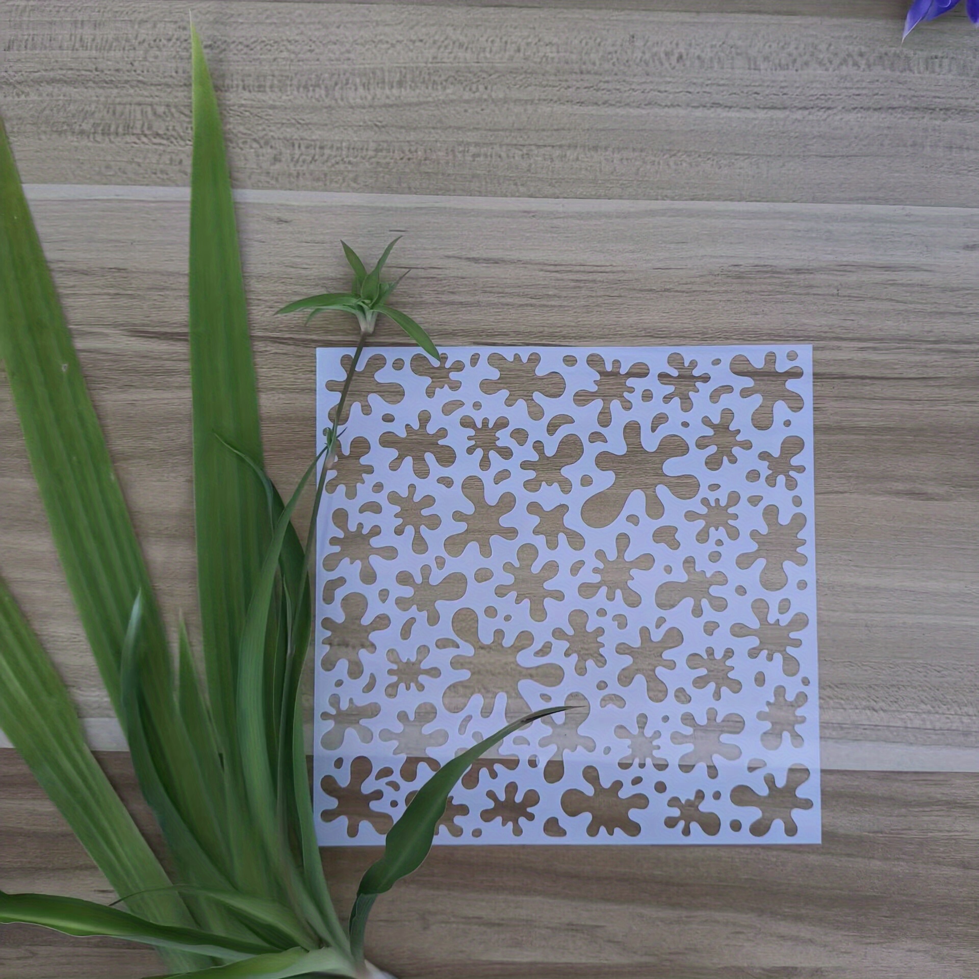 Paint Splatter Diy Layering Stencils Embossing Crafts - Temu Norway