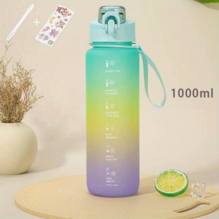 Three color Gradient Cup Outdoor Portable Frosted Sports - Temu Australia