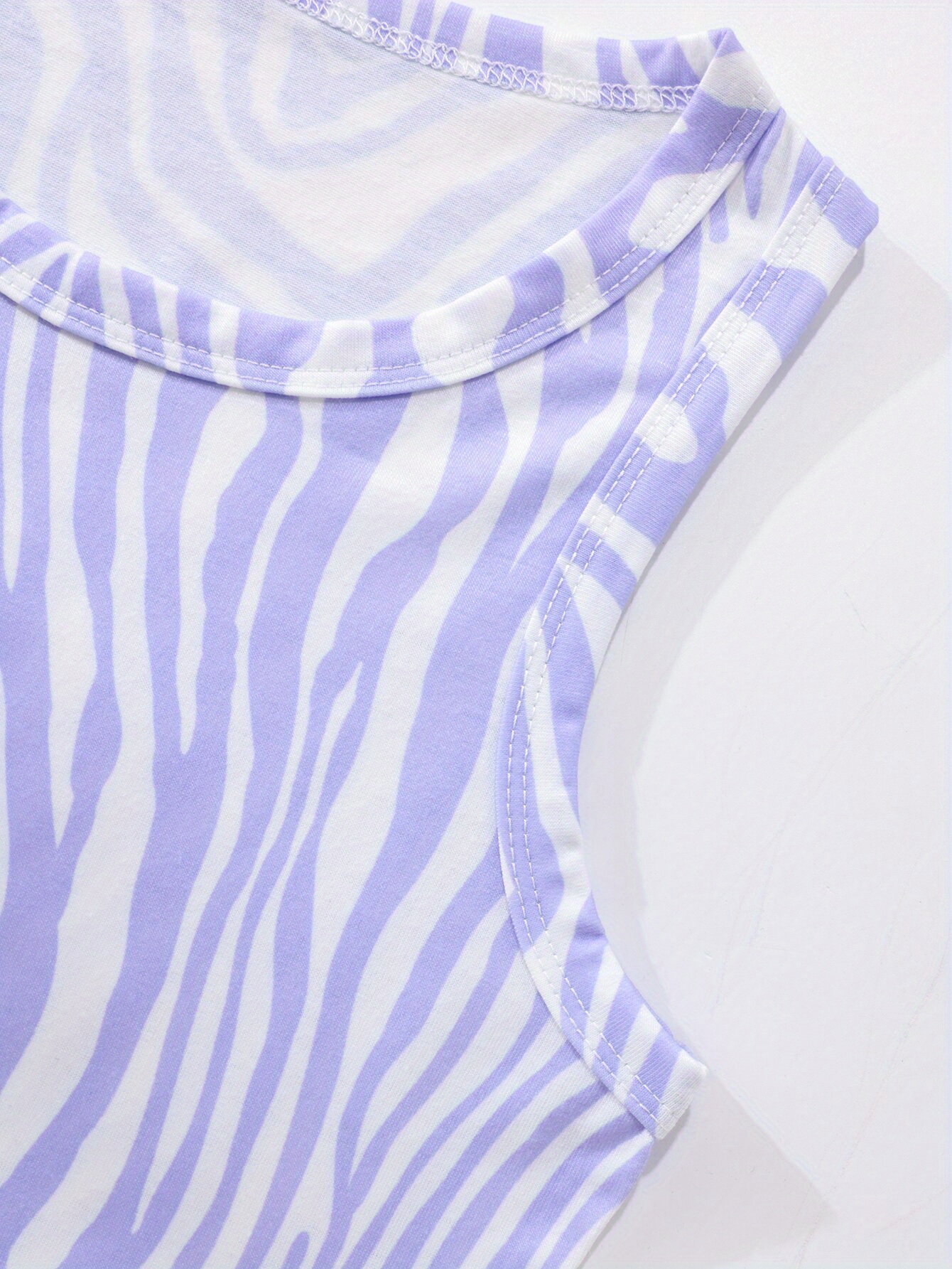 Girls Zebra Print Fit French Style Short Base - Temu