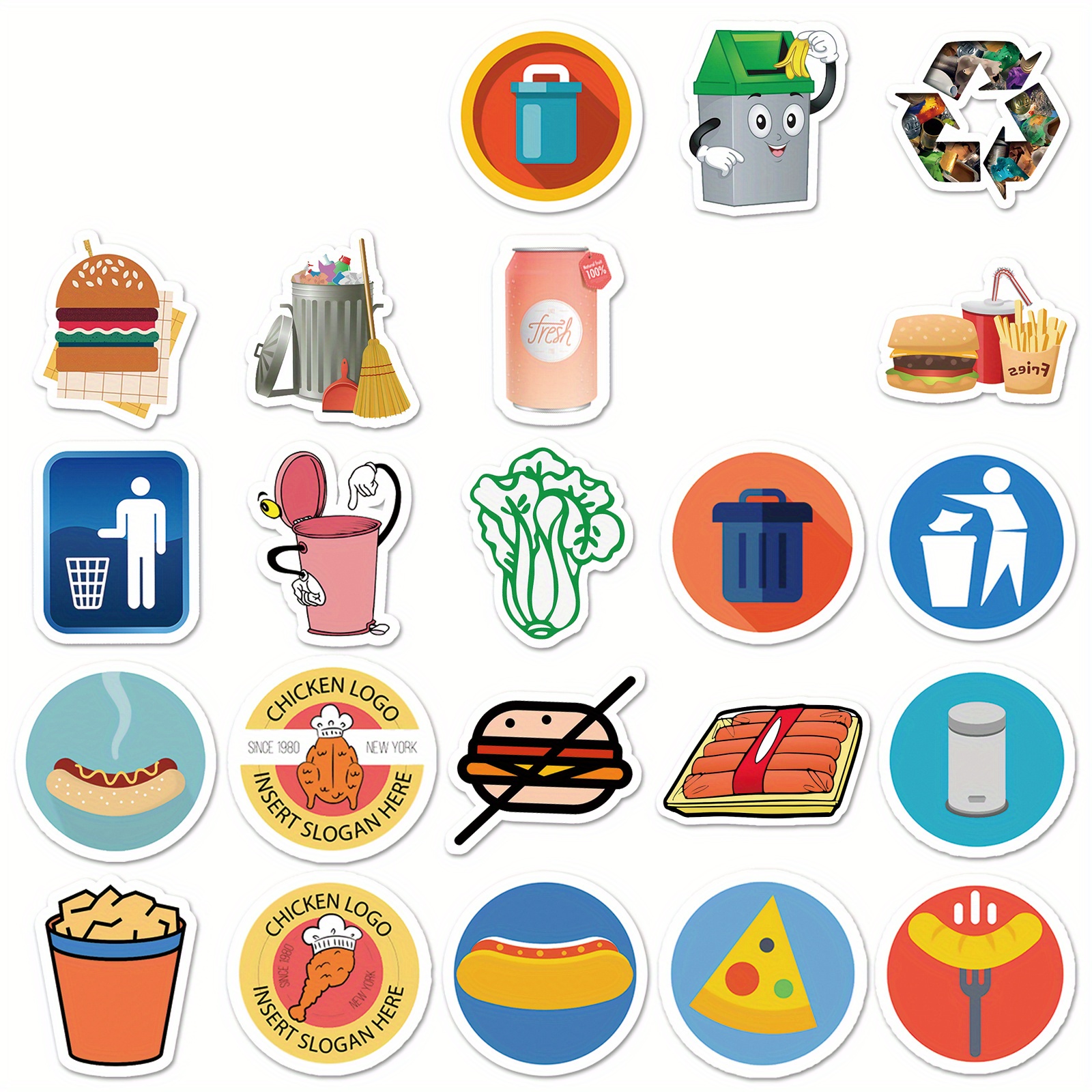 Garbage Sorting Graffiti Stickers Mobile Luggage - Temu