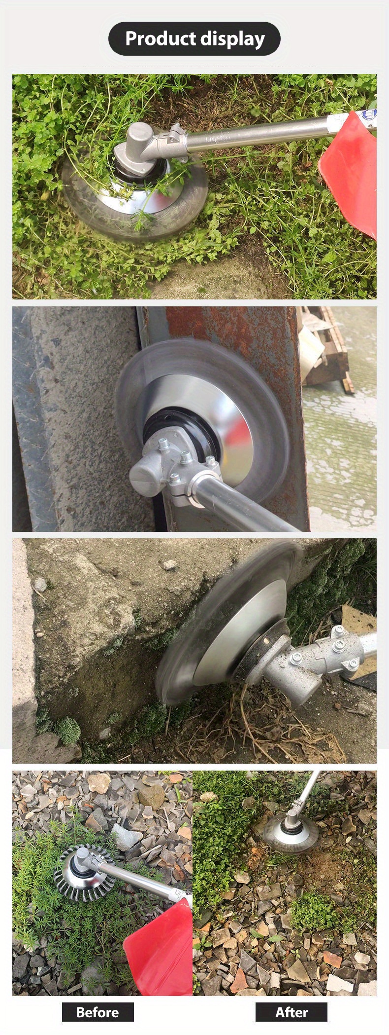 steel brush trimmer head garden lawn mower grass - {region_name}