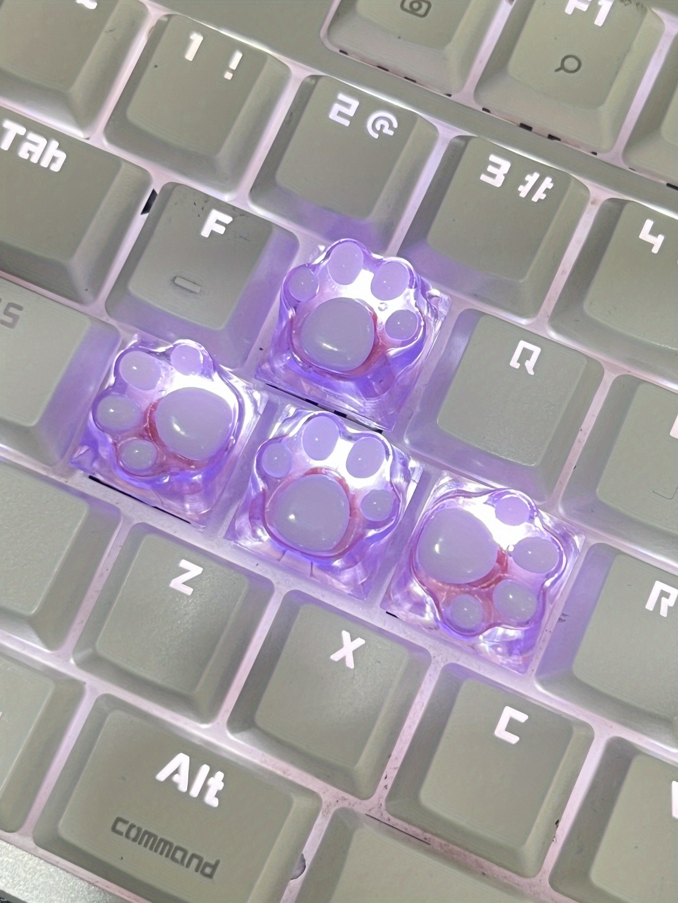Hot Fashion Translucent Cat Claw Keycap For Cross Axis - Temu United ...