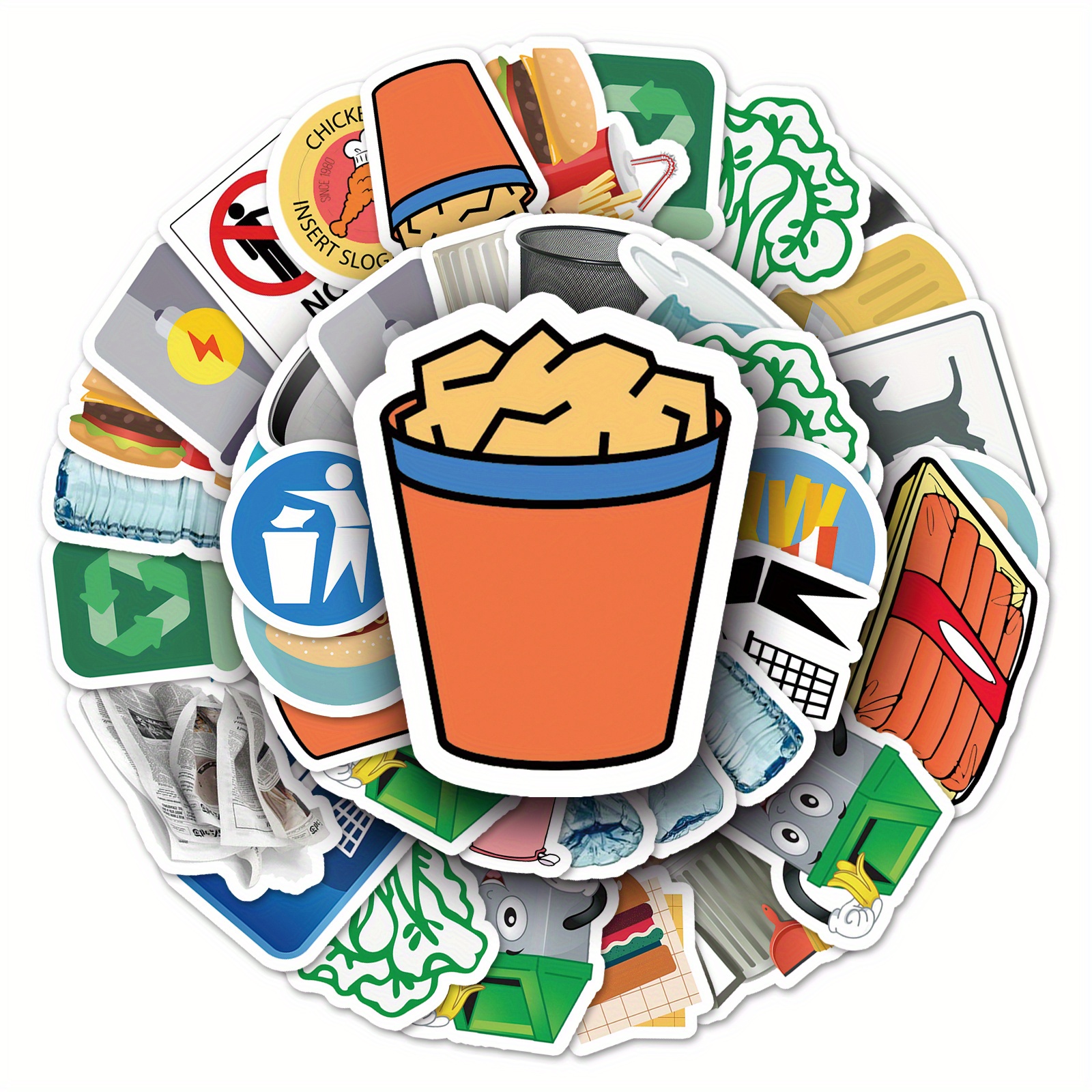 Garbage Sorting Graffiti Stickers Mobile Luggage - Temu