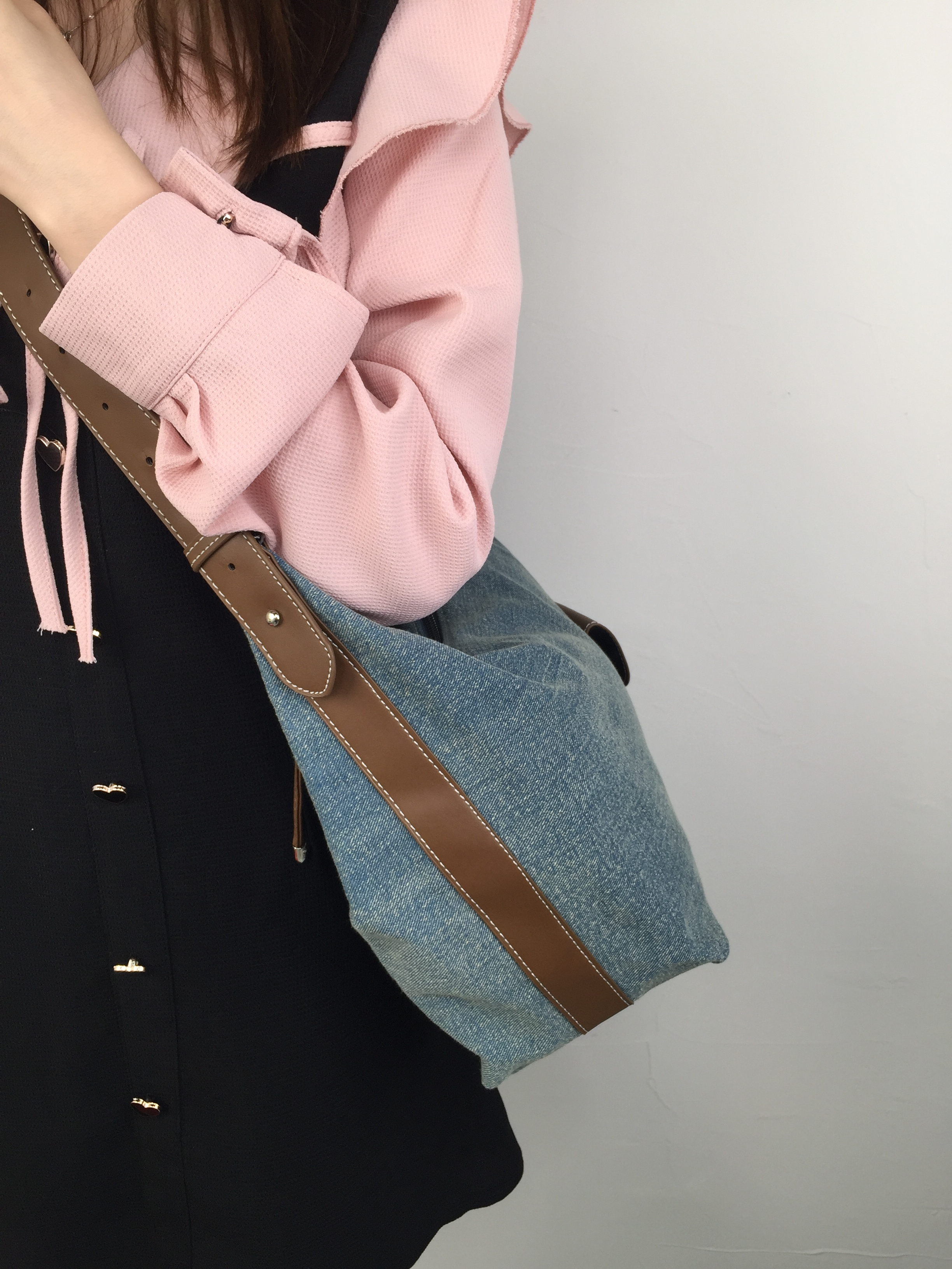 Denim Commuter Large Capacity Bag Women High end Feeling - Temu Canada