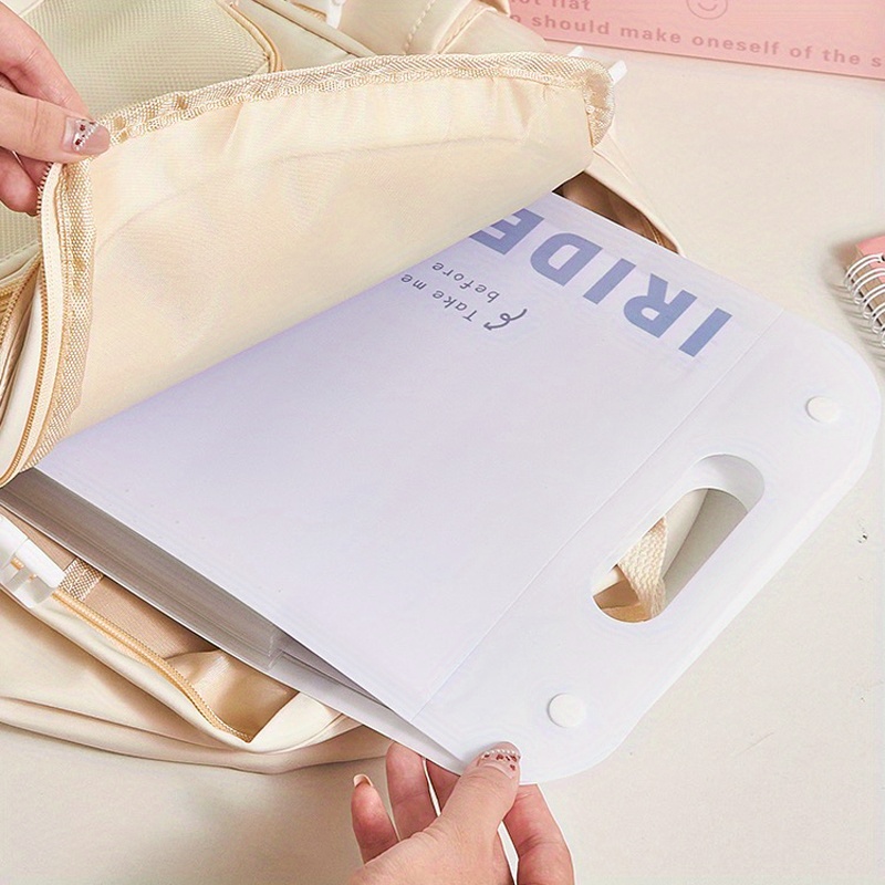 Portable A4 Paper Office Folder Multi layer Large capacity - Temu Australia