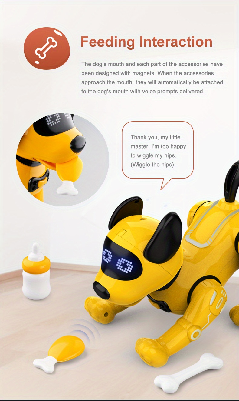 Robopup Ultimate Interactive Robot Dog Toy Lifelike Actions - Temu United
