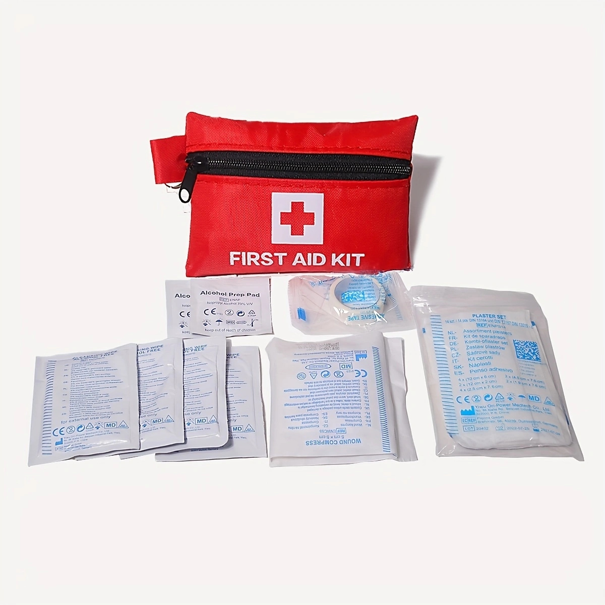 Outdoor Adventure First Aid Kit Portable Survival Emergency Kit ...