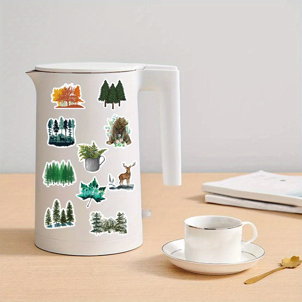 Forest Waterproof Stickers Computer Motorcycle Luggage - Temu