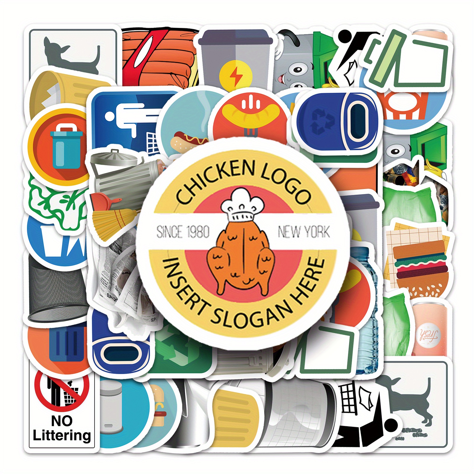 Garbage Sorting Graffiti Stickers Mobile Luggage - Temu