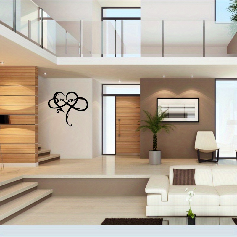 Infinity Heart Metal Sign Infinity Heart Metal Wall Decor - Temu United