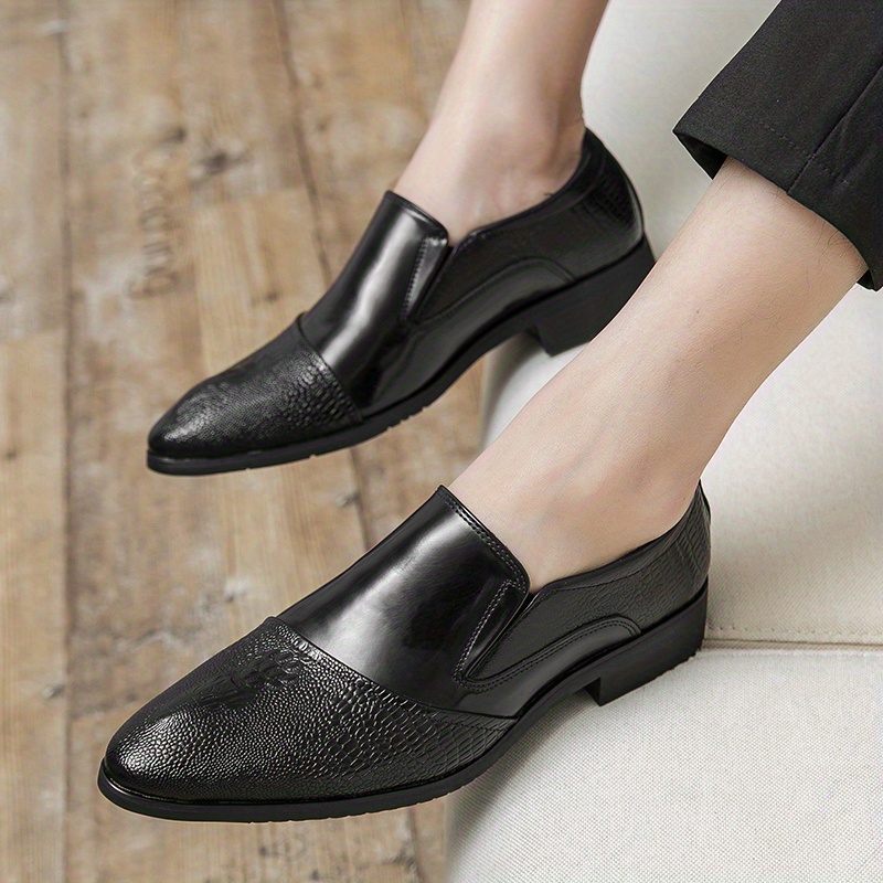 Stilfulde Vintage Slip On Dress-sko Til Mænd Med Forskellige Farver ...