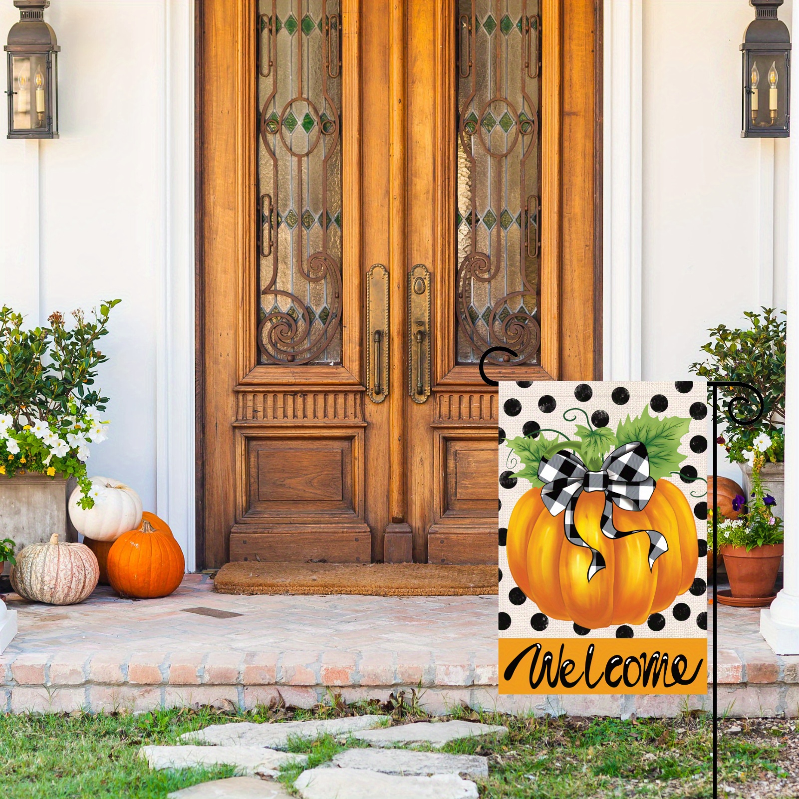 Fall Premium Garden Flag Autumn Thanksgiving Pumpkin Maple - Temu ...