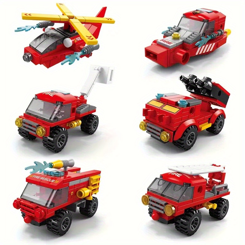 472 Unids Multifuncional 6 En 1 Deformable Fire Mech Warrior - Temu Mexico