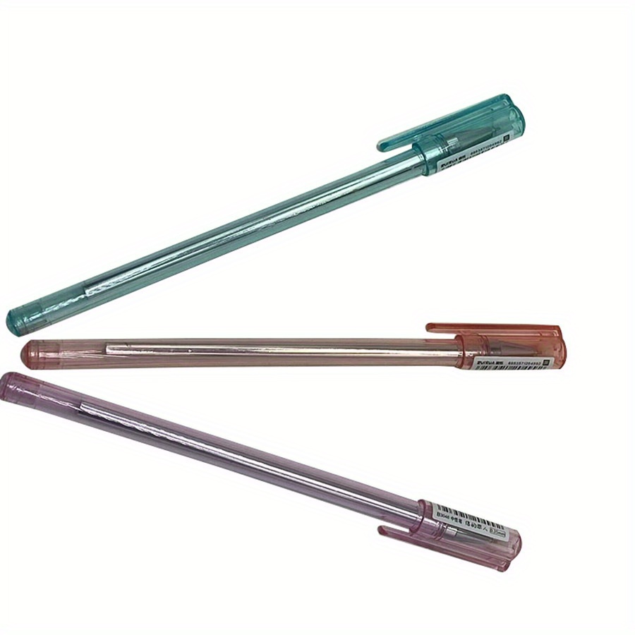 Blue Semi Transparent Oil Point Pen - Temu Canada