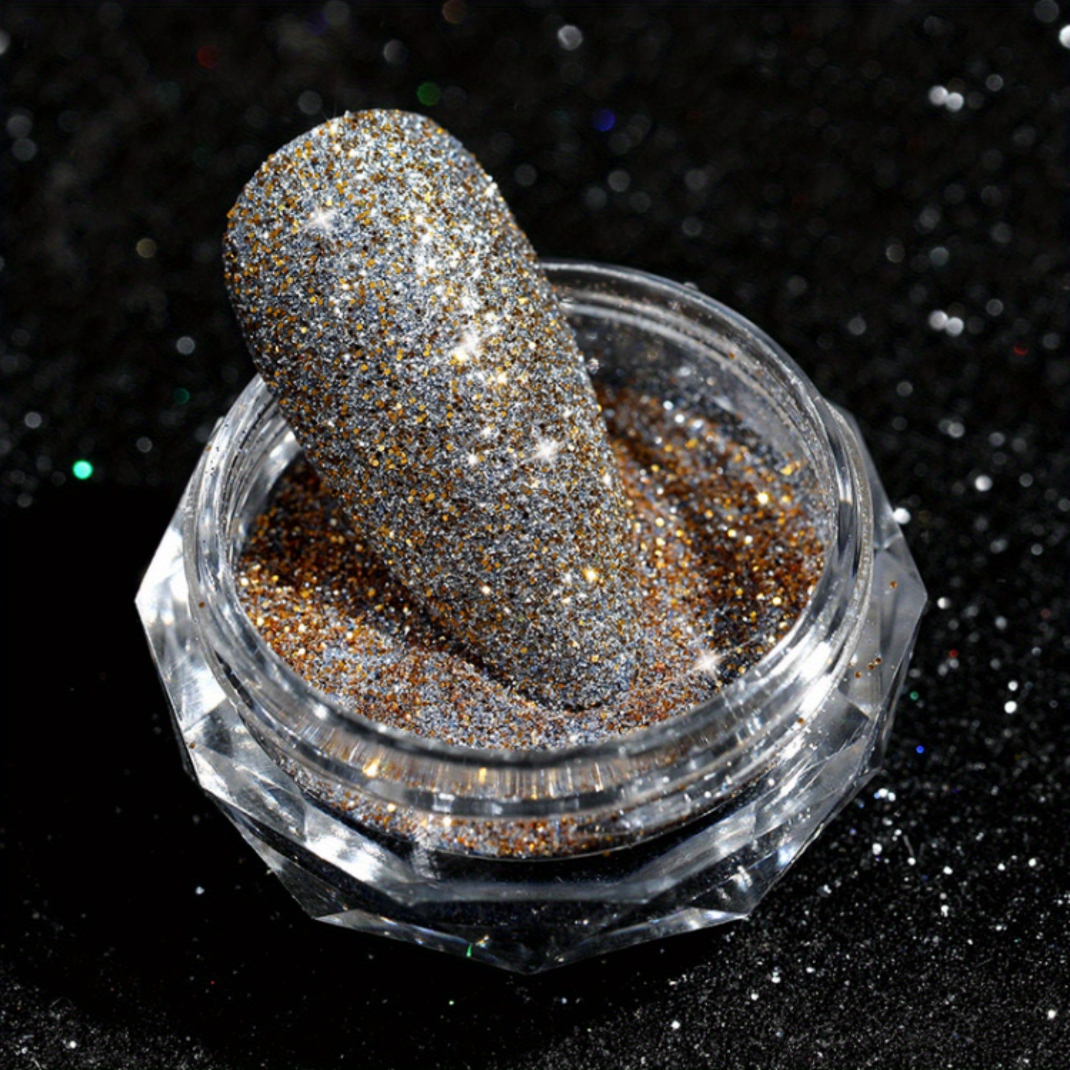 Flashy Nail Powder Diamond Jewelry! - Temu