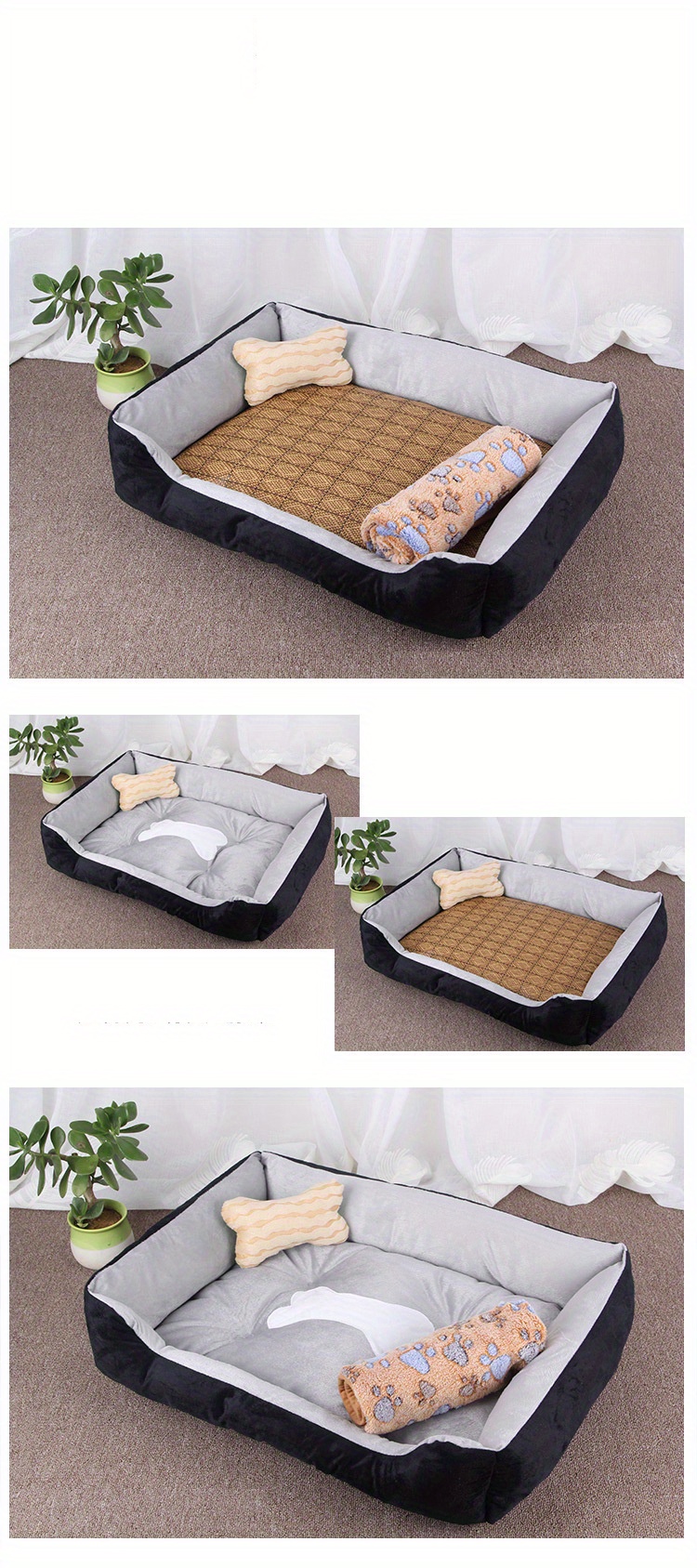 pet kennel cat kennel dog bed house pet sleeping bed dog - Temu Australia