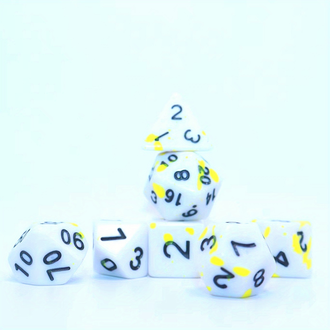 inner warrior a yellow polyhedral dice - Temu Australia