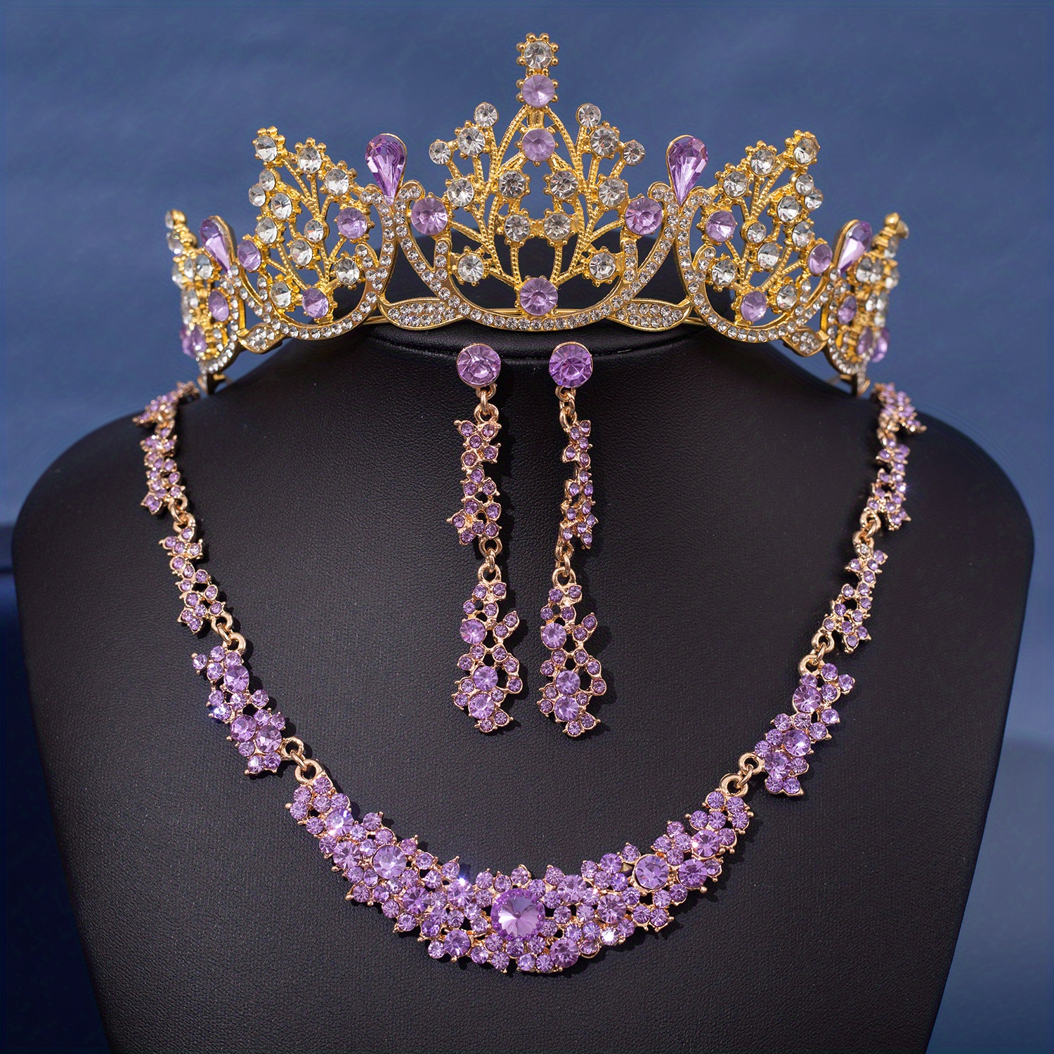 retro necklace earrings set princess - Temu New Zealand