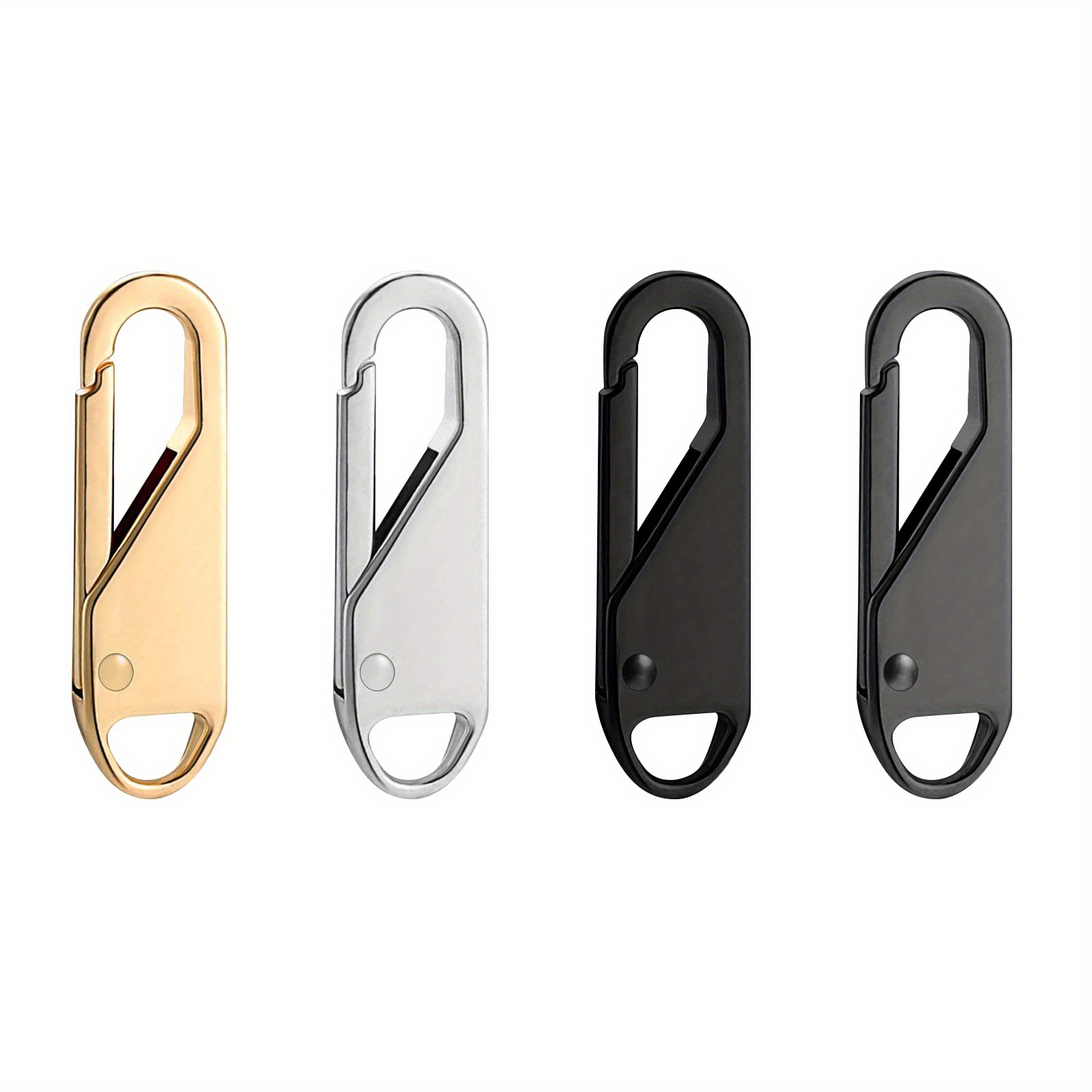 3 4pcs Zipper Pull Replacement 3 Pieces Detachable Zipper Pull Tabs For ...