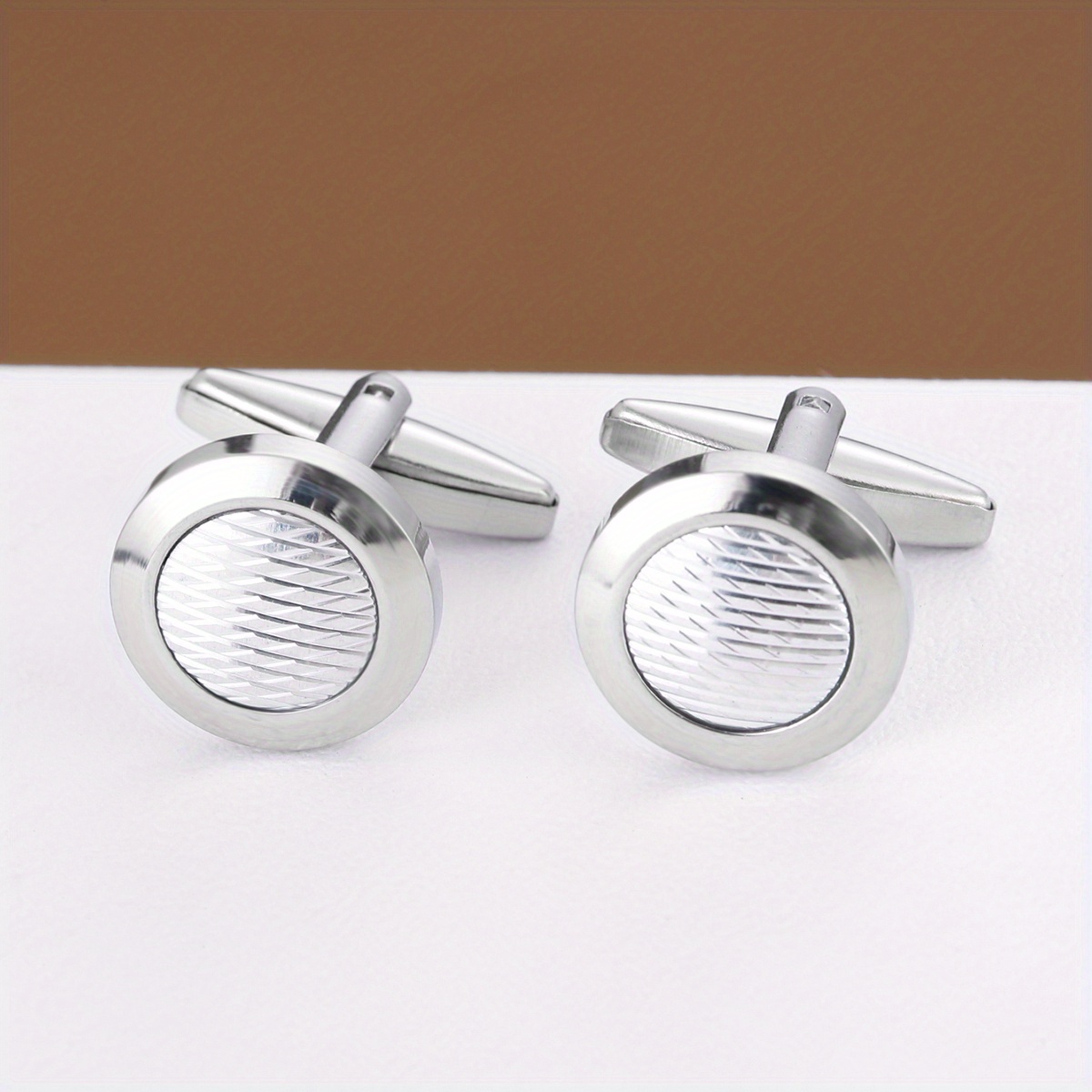 Shirt Cufflinks Trendy Romantic Round Cufflinks Business Buttons Gifts ...