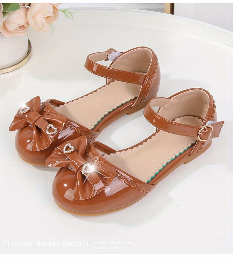 Trendy Bowknot Breathable Closed Toe Sandals Girls - Temu United Kingdom