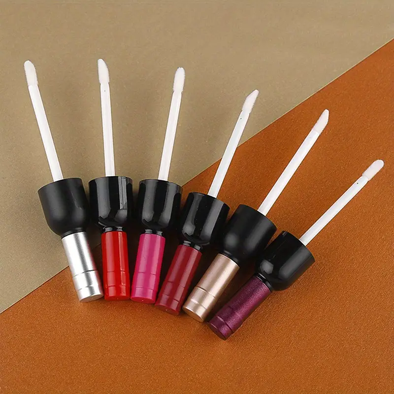 Mini Plastic Lip Gloss Tube Brush Empty Refillable Lipstick Temu