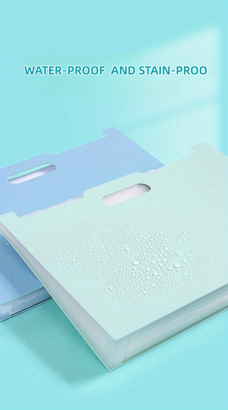 thick desktop vertical folder mouth accordion bag - Temu Canada