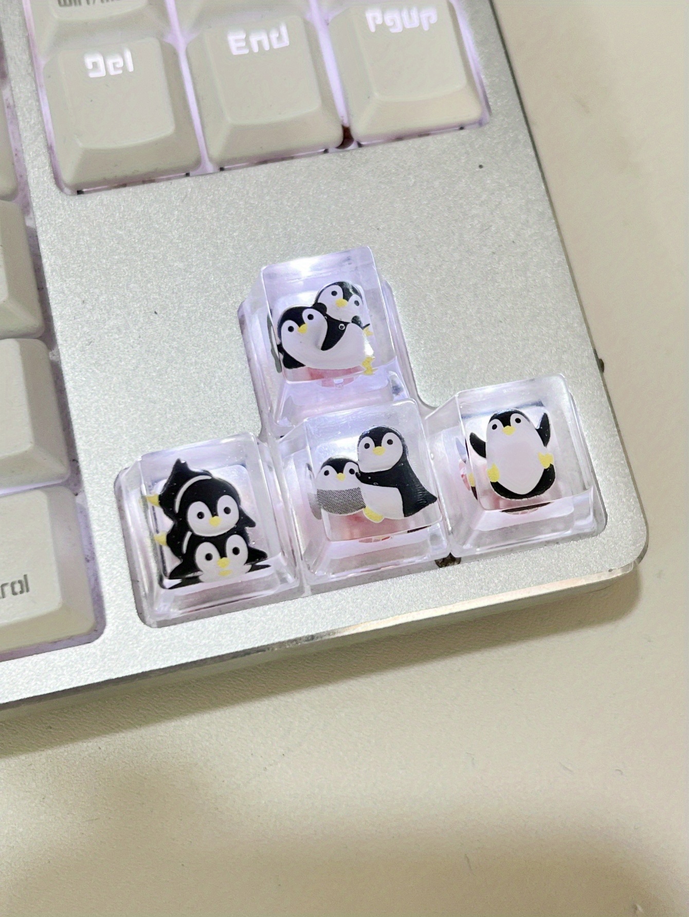 Handmade Translucent Cross Axis Mechanical Keyboard Keycap - Temu Australia