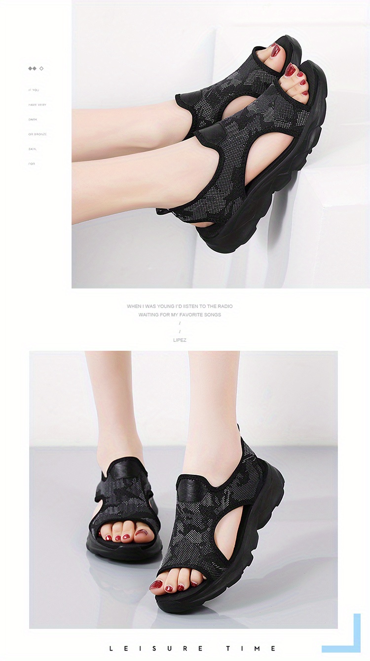 women's luminous sports sandals toe slip outdoor shoes - Temu Norway