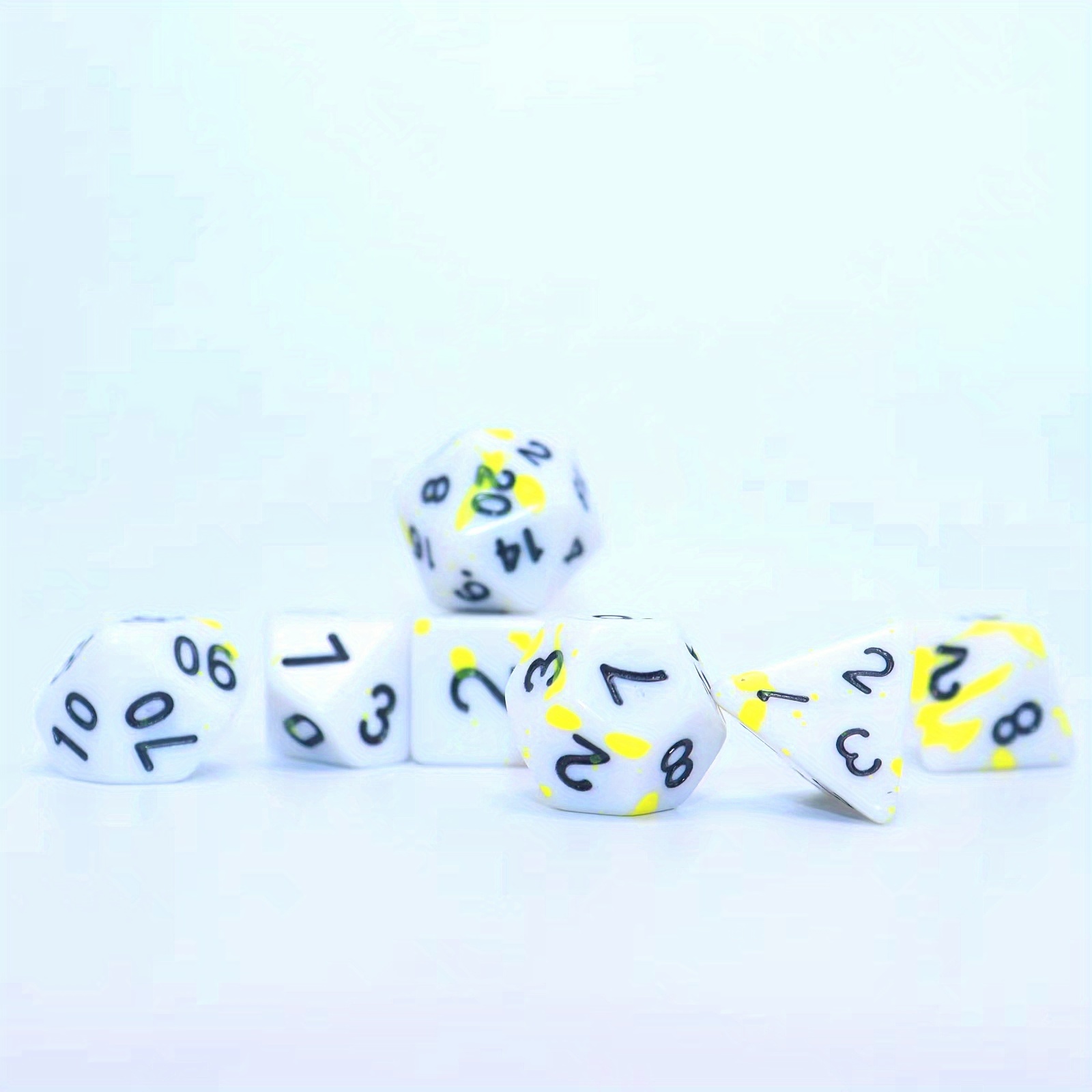 inner warrior a yellow polyhedral dice - Temu Australia