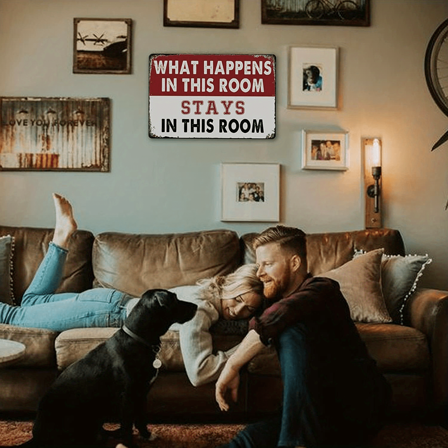 Room Signs Man Cave Wall Decor Men Funny Metal Tin Bedroom - Temu