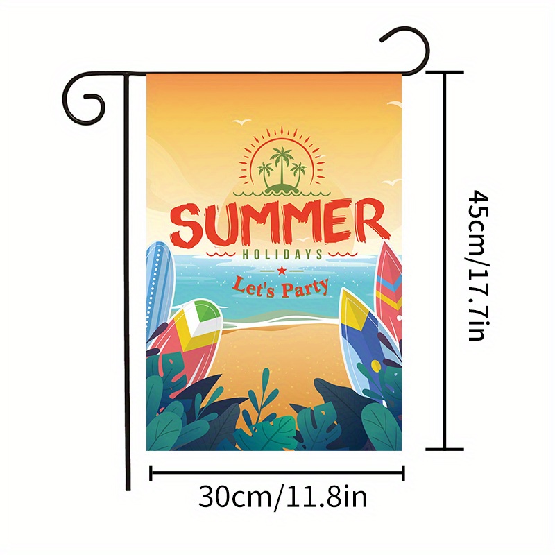 Welcome Patio Garden Flag Party Decorations Summer Decor - Temu United ...