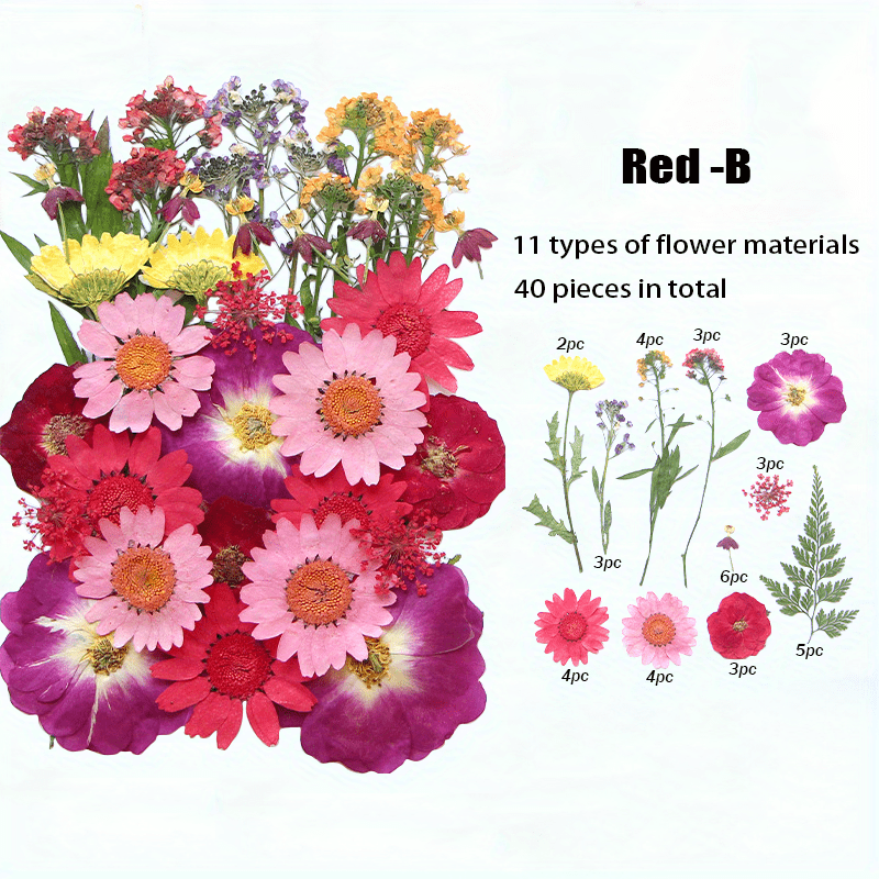 Natural Dried Flowers Diy Resin Jewelry Candles Soaps Nails - Temu United