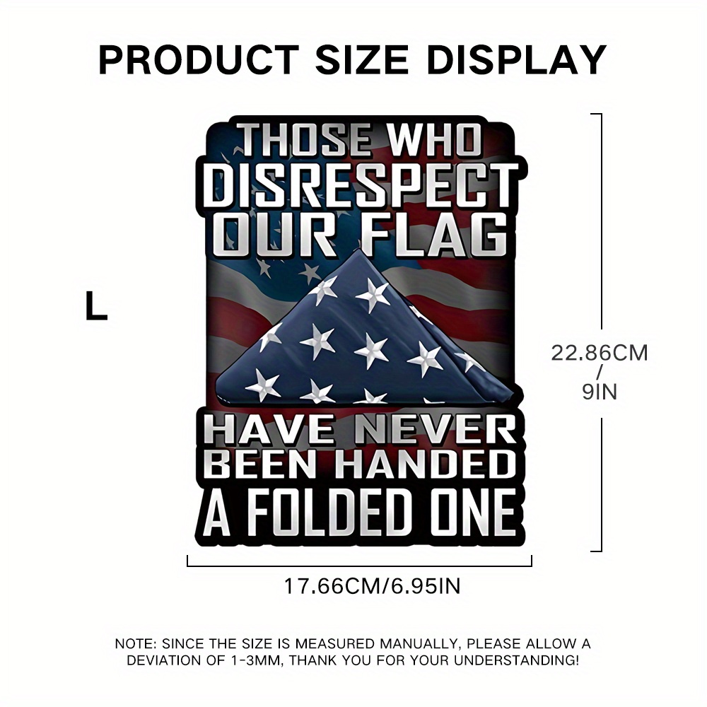 Disrespect Handed A Folded One Decal - Temu Ireland