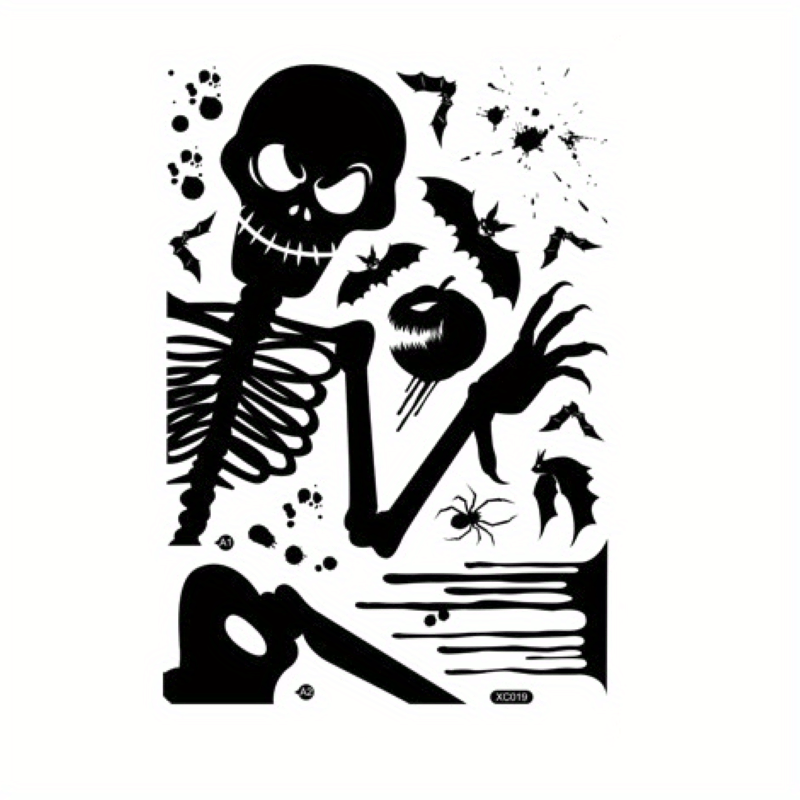 Double sided Perspective Giant Ghost Monster Ghost Door - Temu