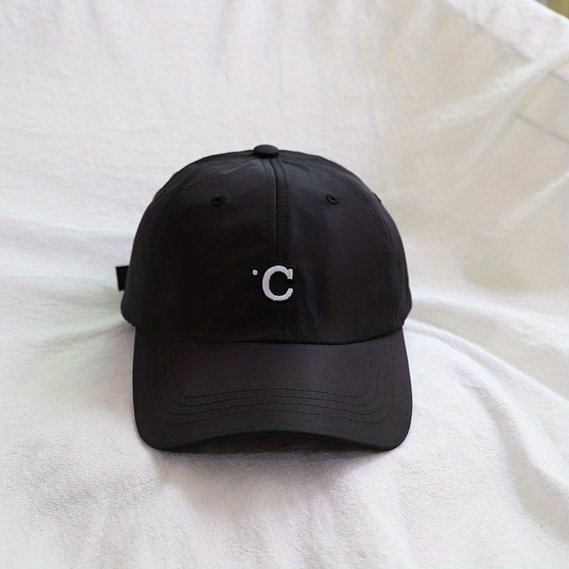 Embroidery High Quality Polyester Fiber Mens Baseball Cap Mens Sun Hat Casual Hat Solid Color ...