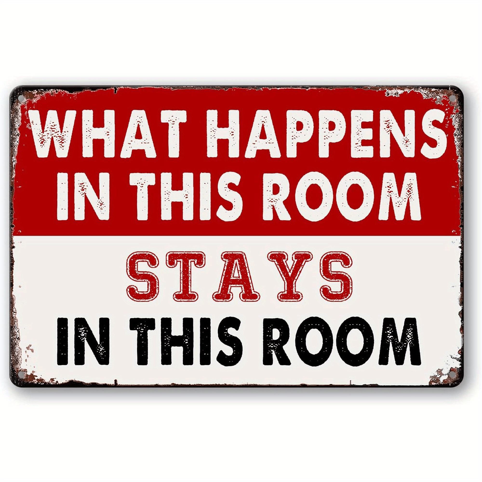 Room Signs Man Cave Wall Decor Men Funny Metal Tin Bedroom - Temu