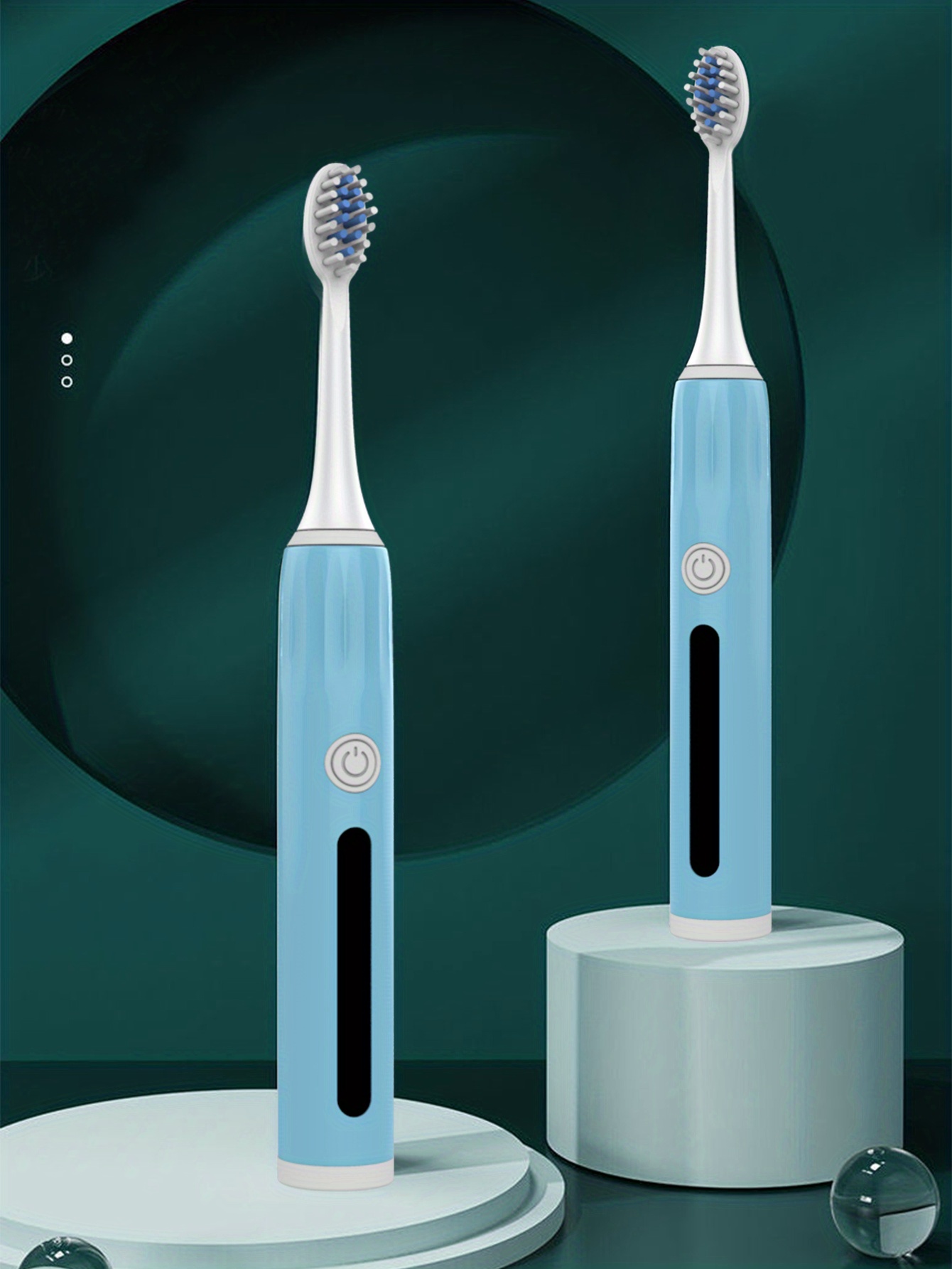 Electric Toothbrush Adults D1 New Blue ( 12 Brush Heads + - Temu United ...