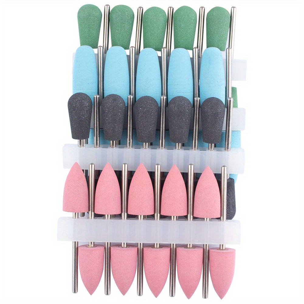 Rubber Nail Drill Bits Silicone Milling Cutter Heads Nail - Temu Canada