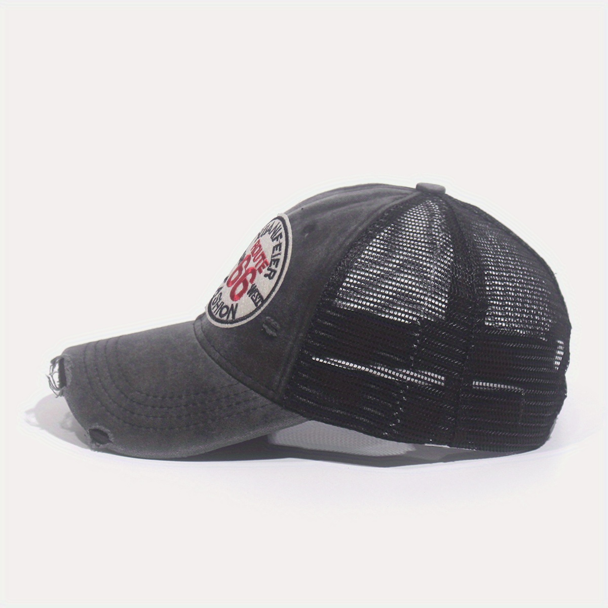 66route Patch Baseball Cap Mesh Hat | Temu Netherlands