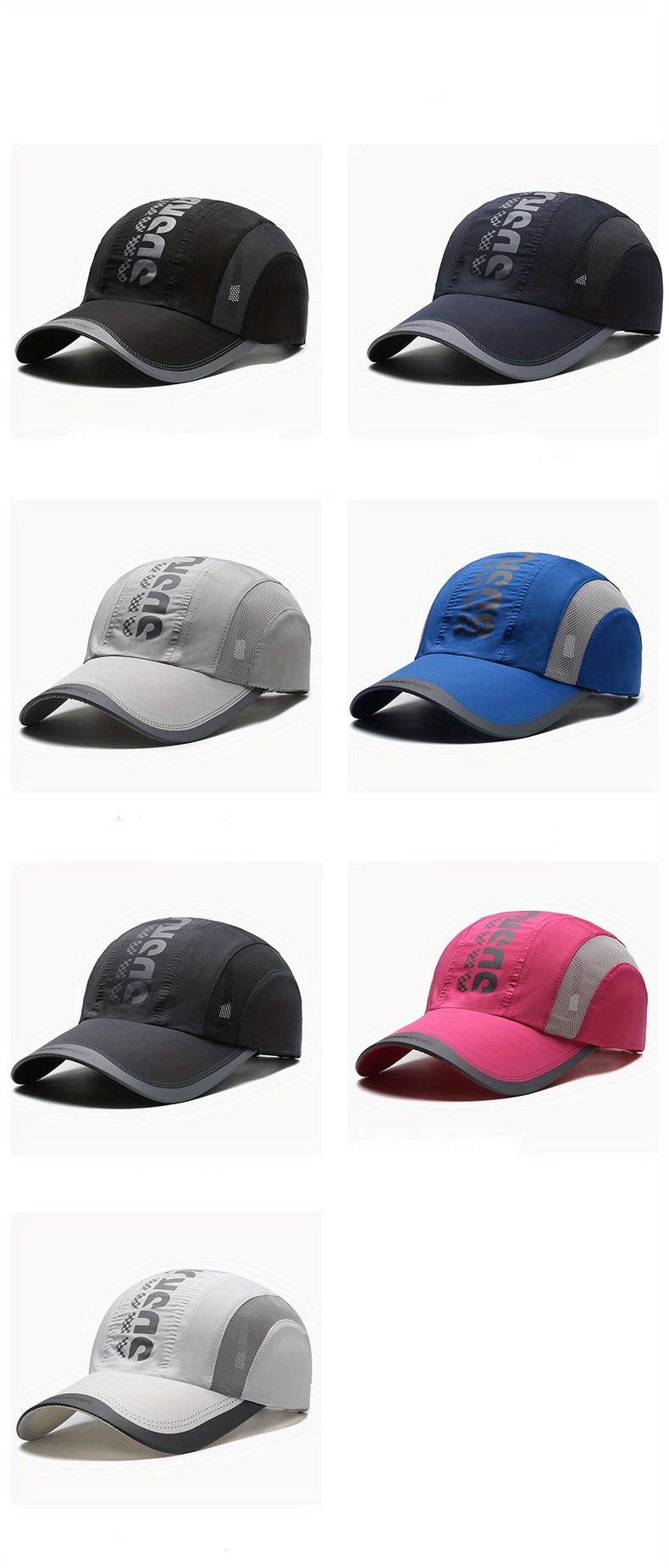 baseball cap mens summer mesh breathable sun hat outdoor leisure outing ...