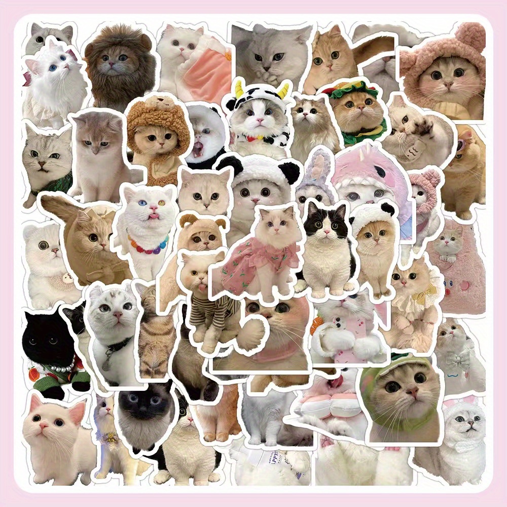 Stickers Animal Cat Decoration Mobile - Temu United