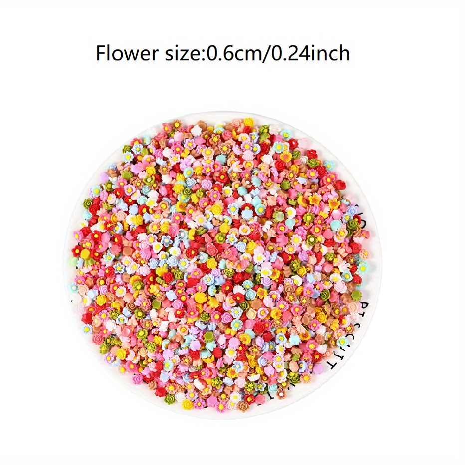 Random Mixed Mini Resin Flowers Daisy Sunflower Rose - Temu United Kingdom