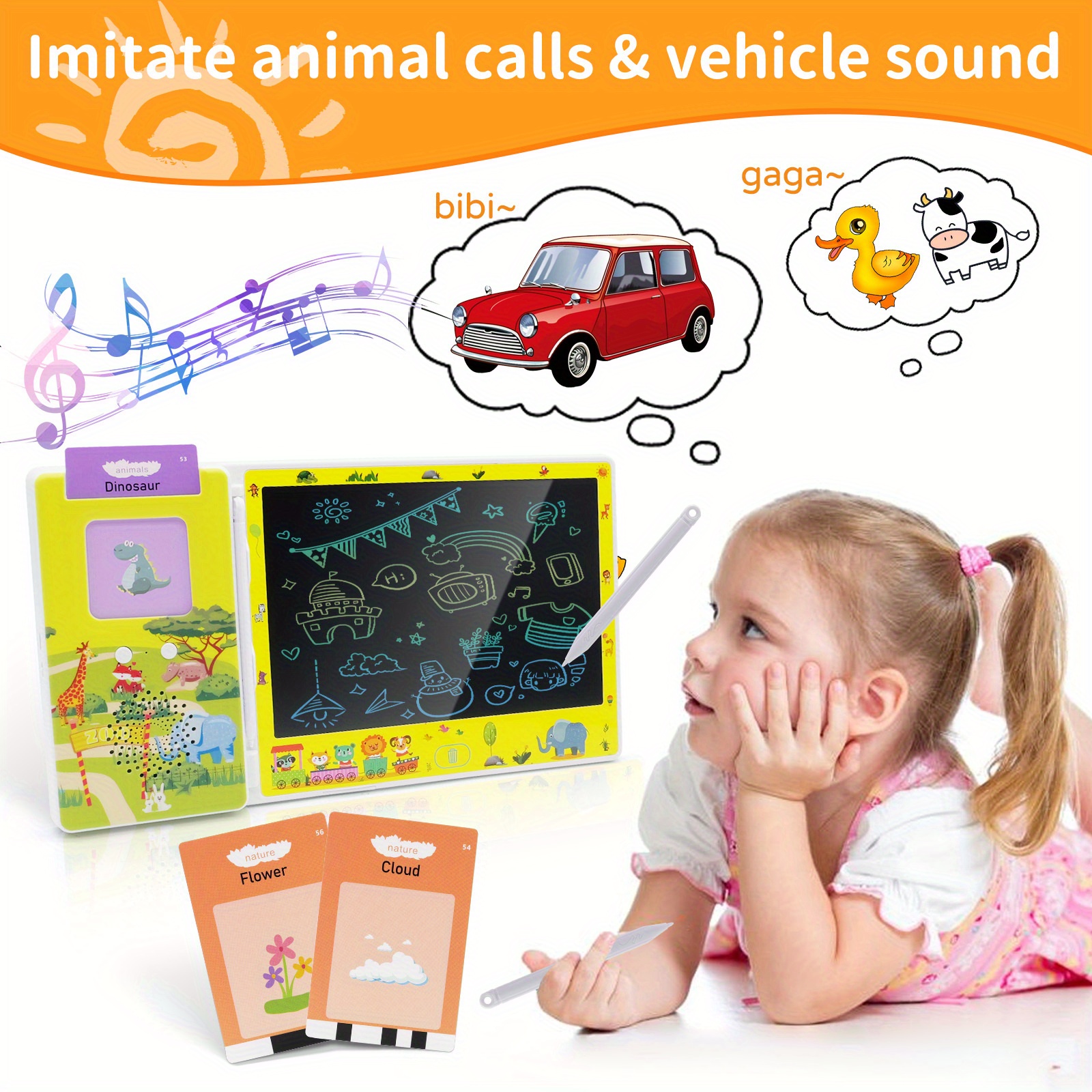 Card Reader Handwriting Board Integrated Led Reading Writing - Temu ...